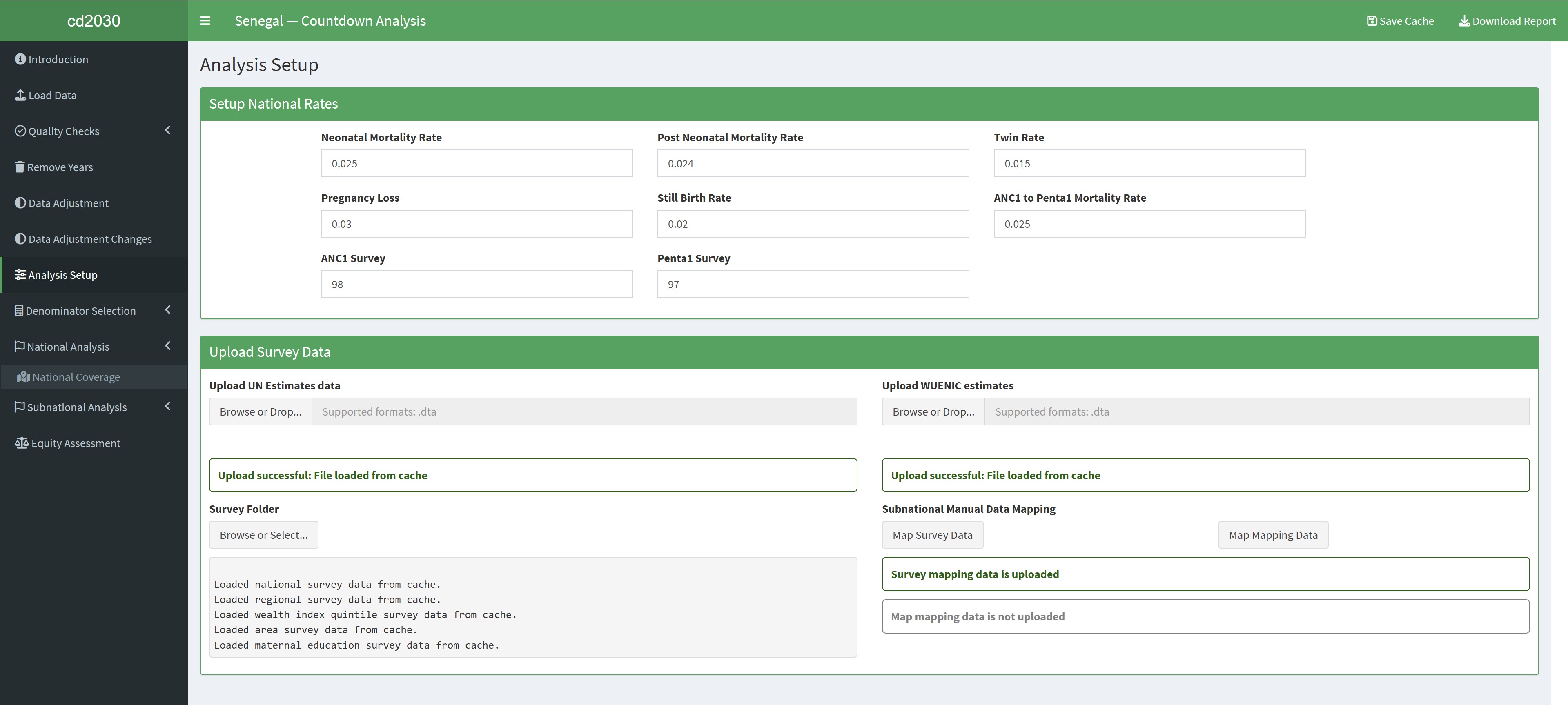 8 Analysis Setup Cd2030 User Guide